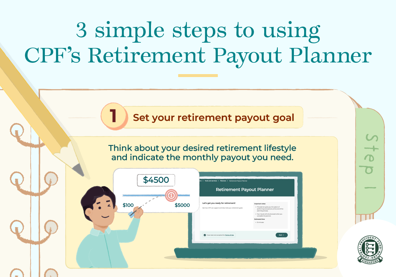 CPFB | 3 simple steps to plan your CPF retirement payouts